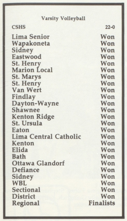 1990 Celina Volleyball, The Forgotten Bulldogs – Stateline Sports Network