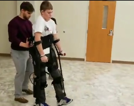 Shane Homan Takes First Steps With ReWalk Robotic Exoskeleton ...