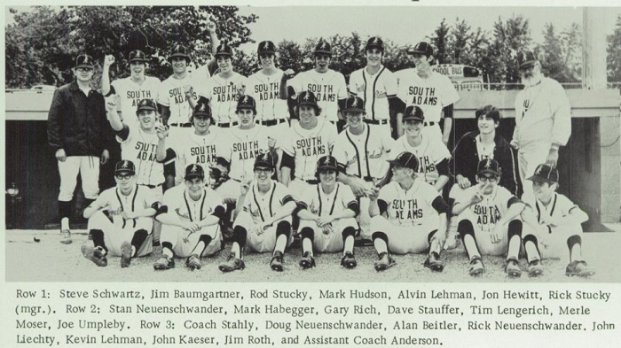 South Adams 1972 IHSAA Baseball State Runners-Up – Stateline Sports Network