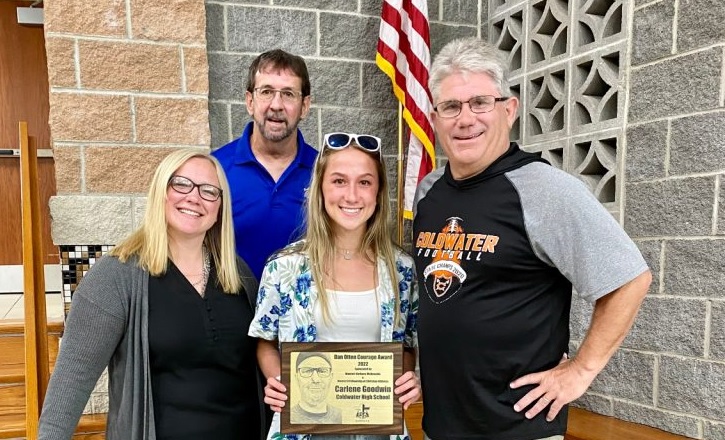 Goodwin Receives Dan Otten Courage Award – Stateline Sports Network