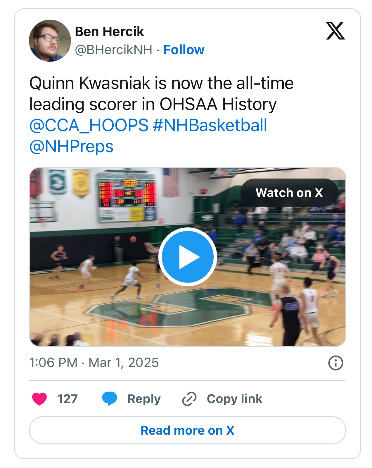 The ‘Turtle’ Is Ohio’s All-Time Career Scoring King – Stateline Sports ...